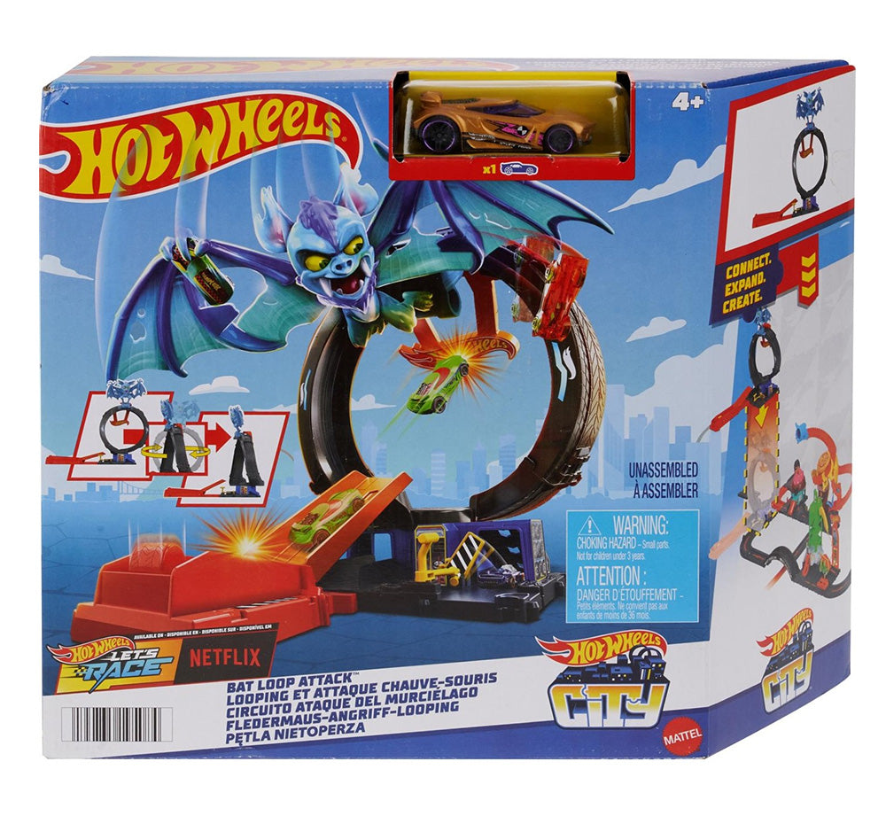 Hot Wheels Bat Loop Attack – لعبة و مفاجأة - Toy and Surprise