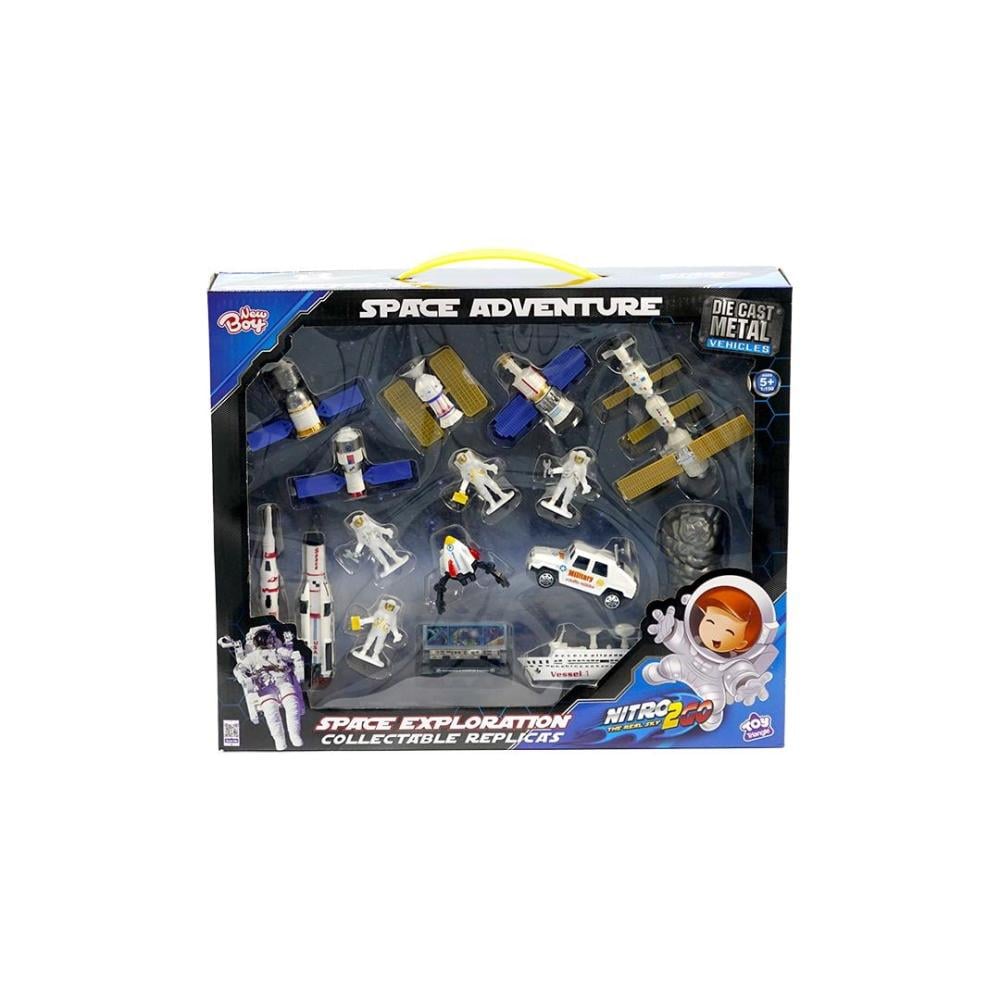 نيوبوي مجموعة العاب الفضاء 17 قطعة – لعبة و مفاجأة - Toy & Surprise