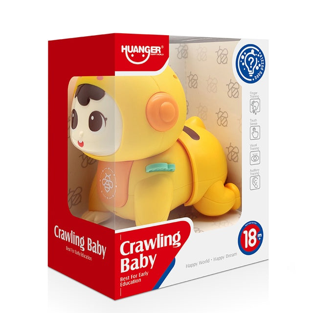 هوانجر طفل أصفر يزحف مع موسيقى – لعبة و مفاجأة - Toy and Surprise